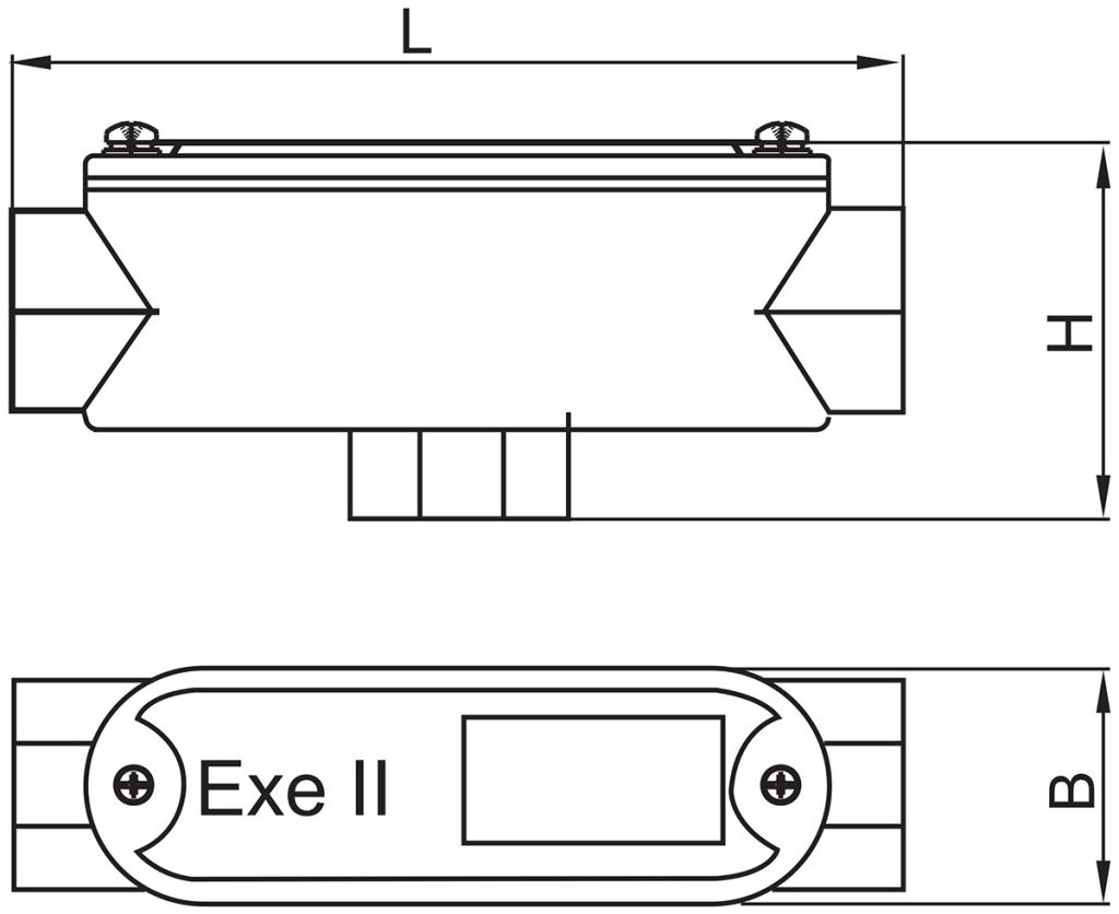 Explosion-Proof Conduit Outlet Box Model and Specifications | Product Model